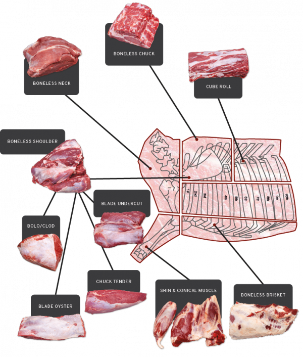 Forequarter Cuts - Beefmaster Expo Catalogue
